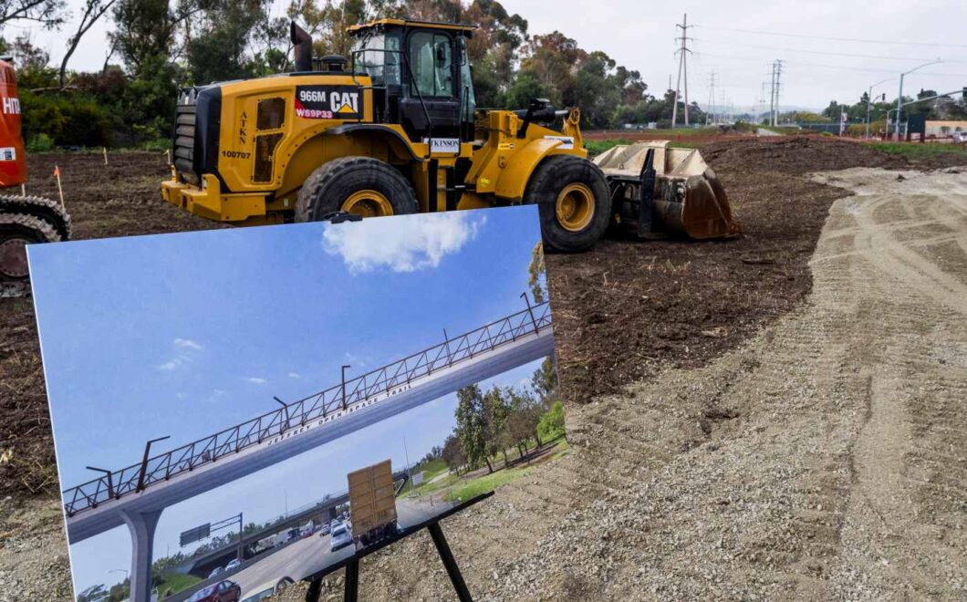 Pedestrian bridge over 5 Freeway in Irvine to be open for public use by ...